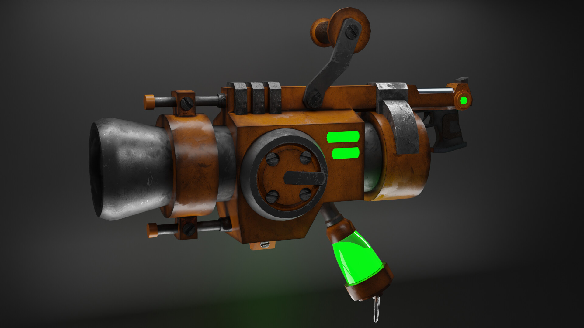 ArtStation - Alien made weapon - Sci-Fi Weapon Model