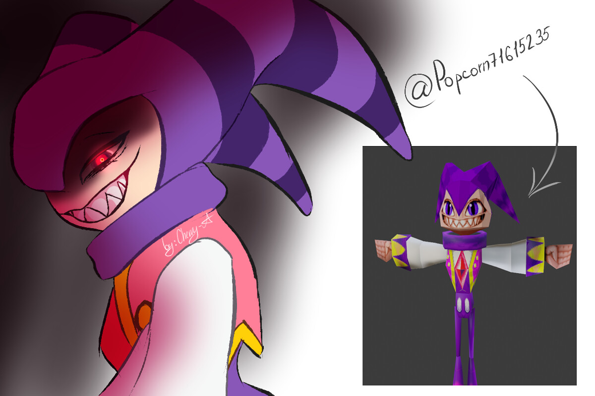 ArtStation - Scary smile - NiGHTS into dreams