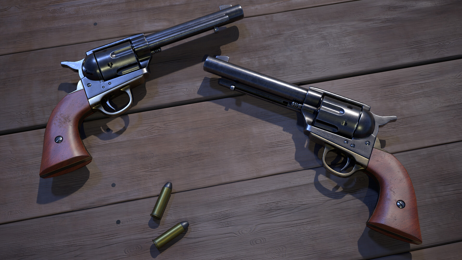 ArtStation - Colt Single Action Army 1873 Peacemaker