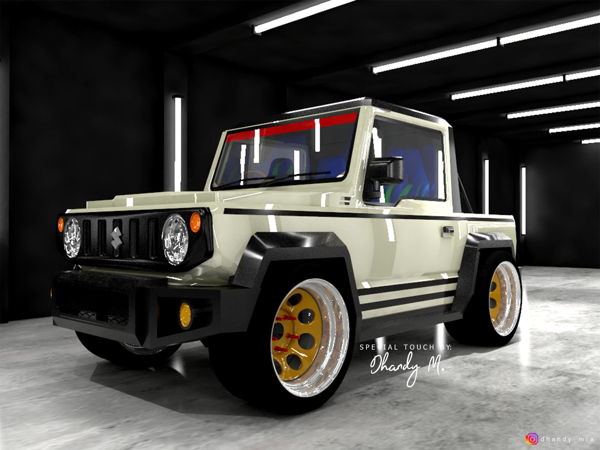 ArtStation - Suzuki Jimny Racing Pick Up