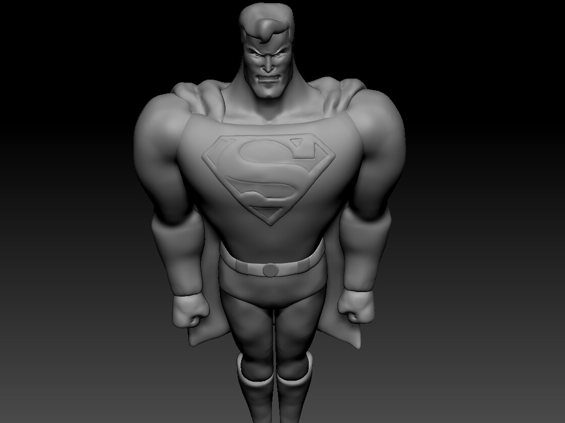 ArtStation - Superman Animated Zbrush Sculpture WITH JUSTICE LORD ...