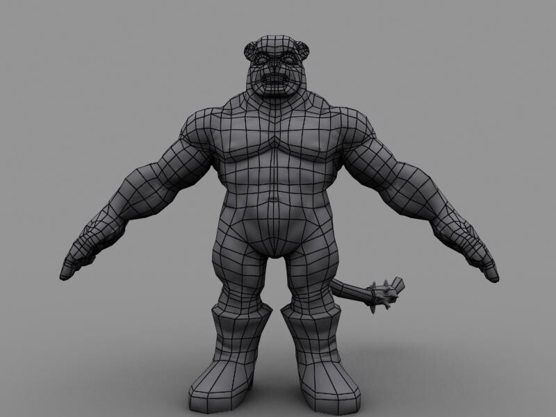 Daniel Bedoy - Arboreus the Bear Warrior Chief