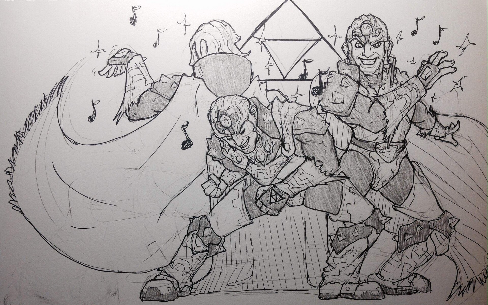 calamity ganon coloring pages