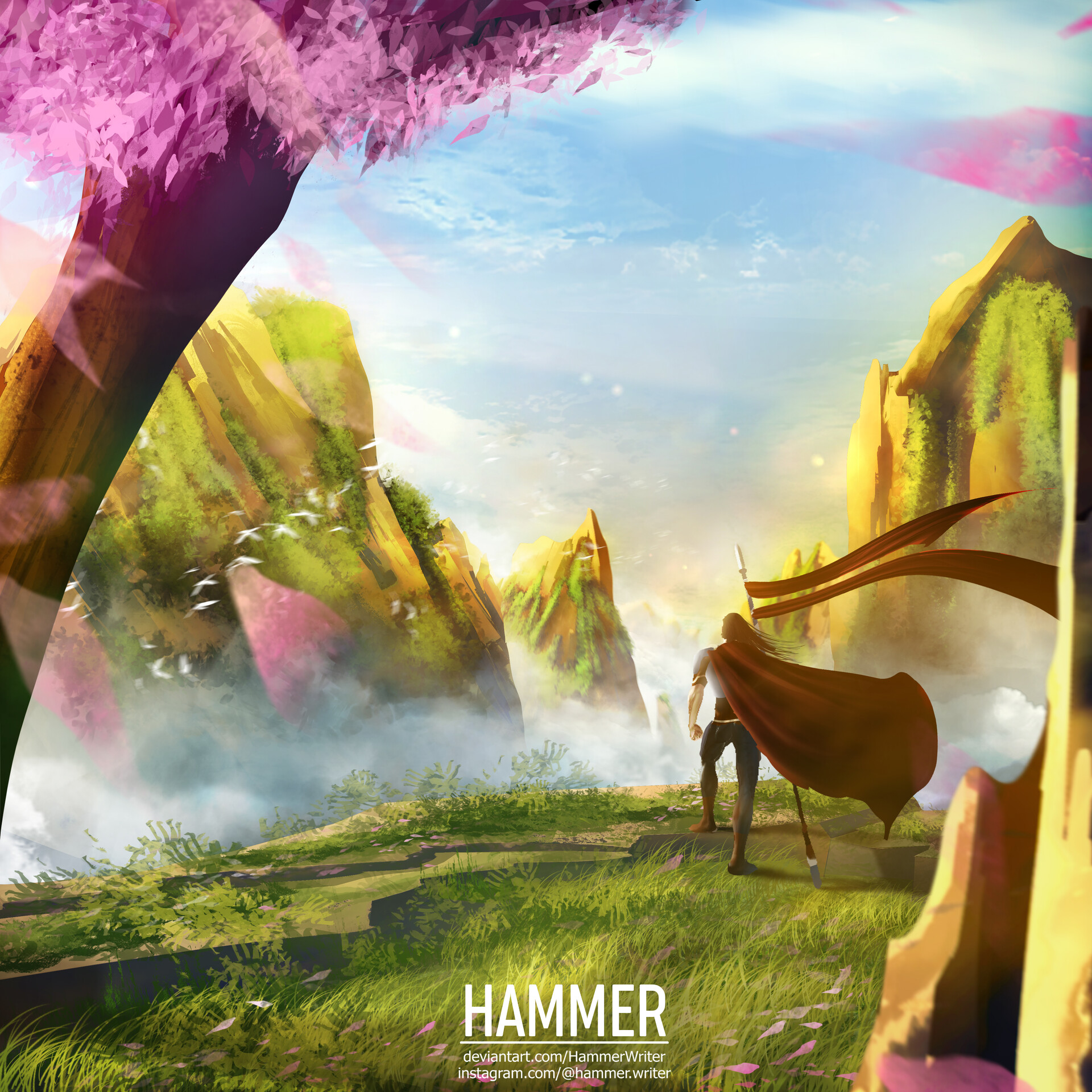 ArtStation - Foreign Warrior on a strange Highs land