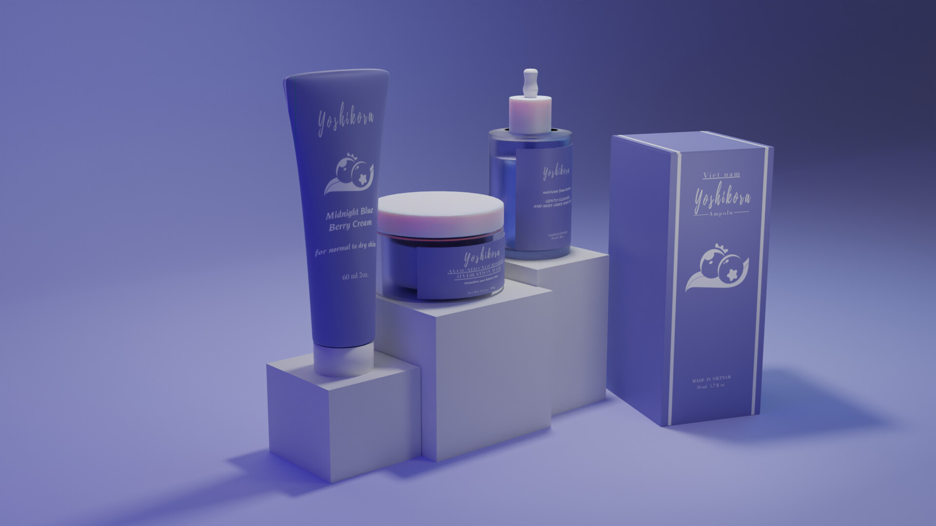 ArtStation - skincare 3d model