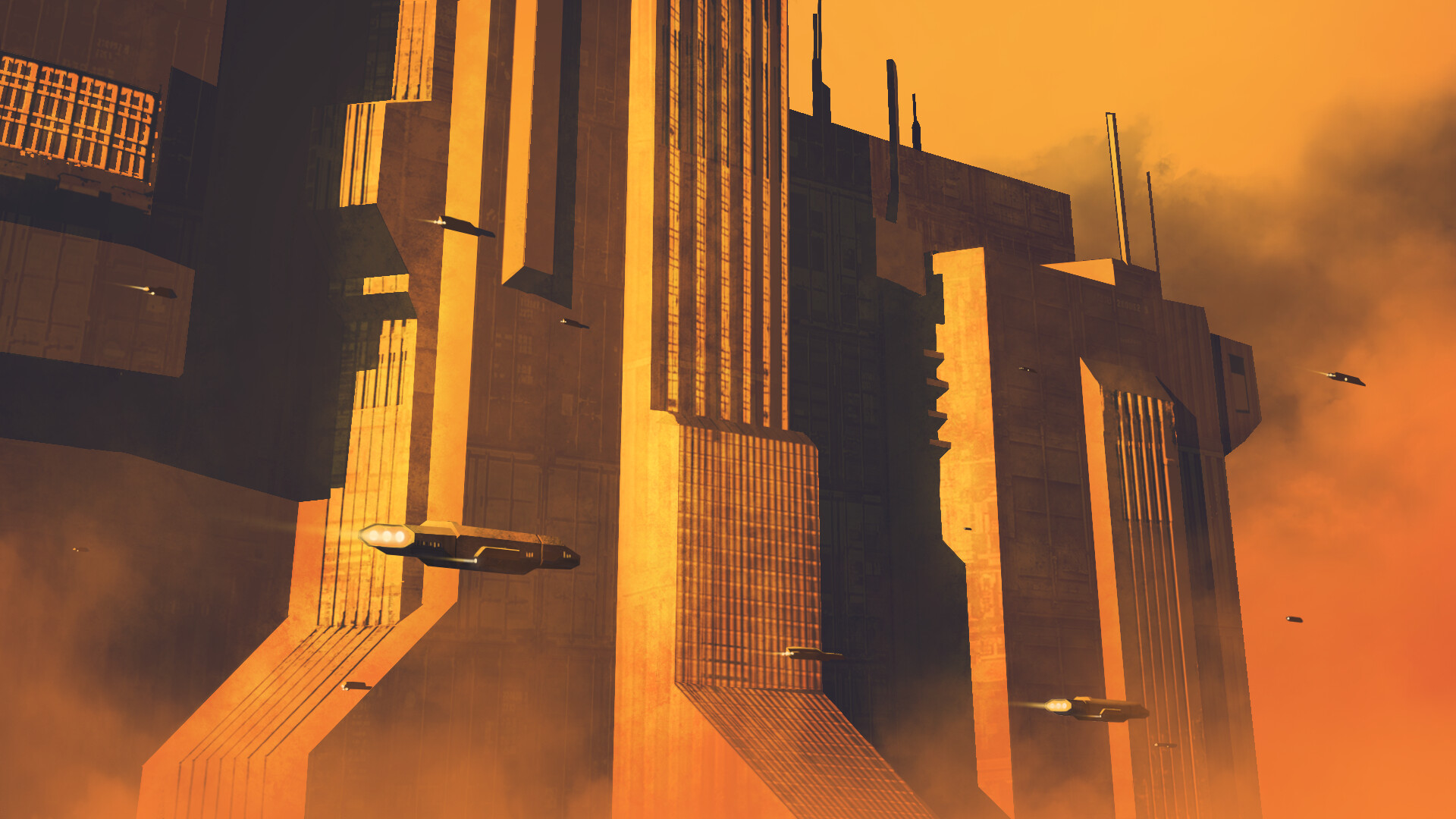 ArtStation - Blade Runner inspired city