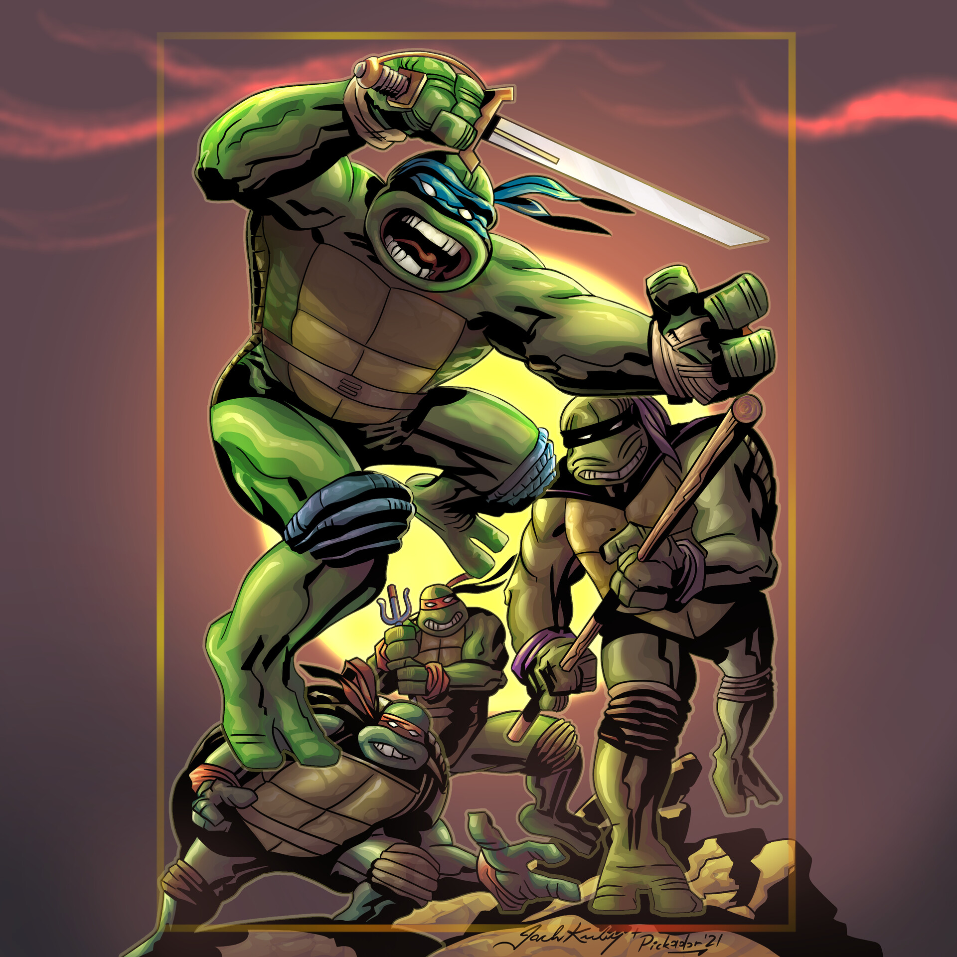 how to draw ninja kirby