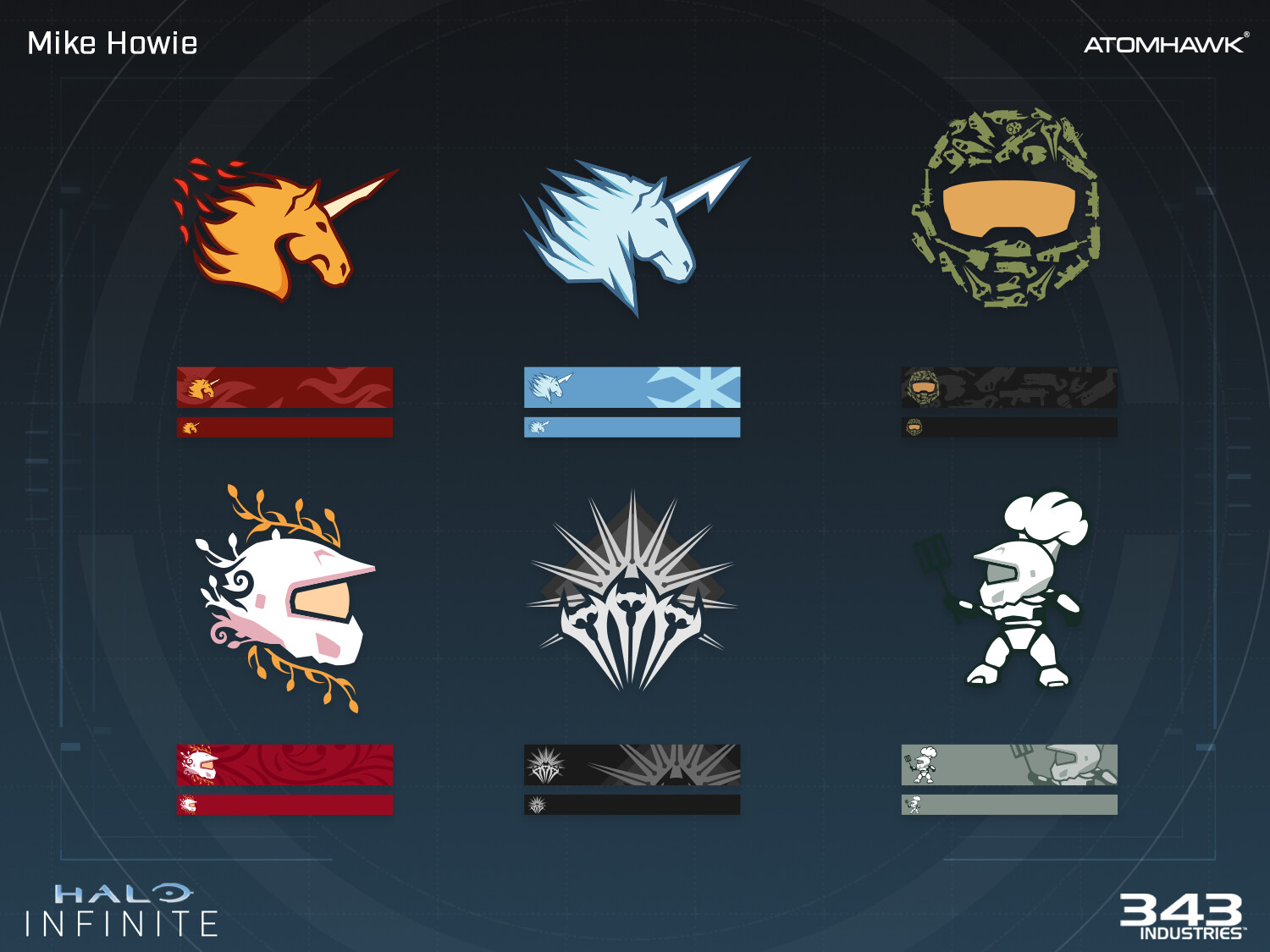 Halo Emblem UNSC Logo Insignia Halo Legendary Infinite 5 Inches