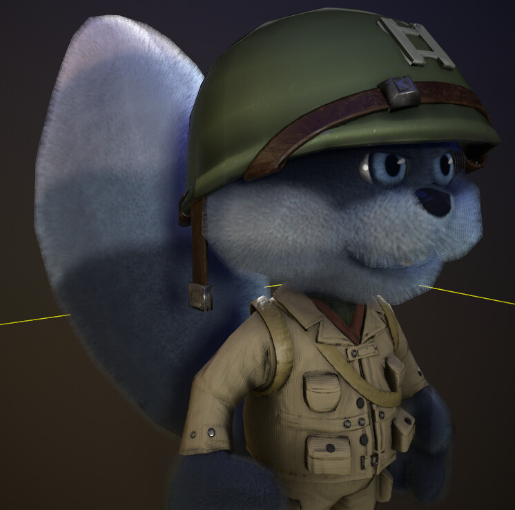 Ash Tuft - Conker Live and Reloaded - Conker and Grunt Soldier (Fan Art)