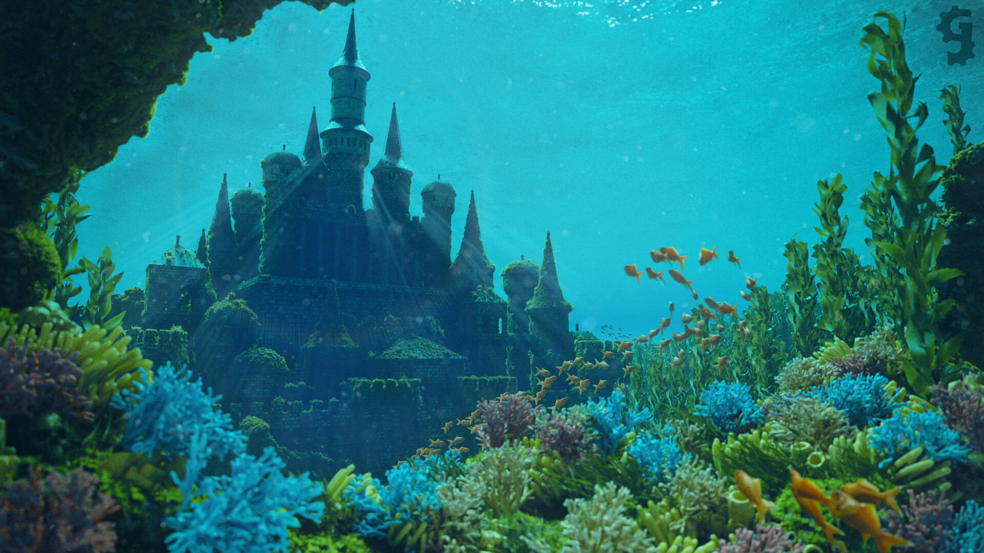 ArtStation - Underwater Castle