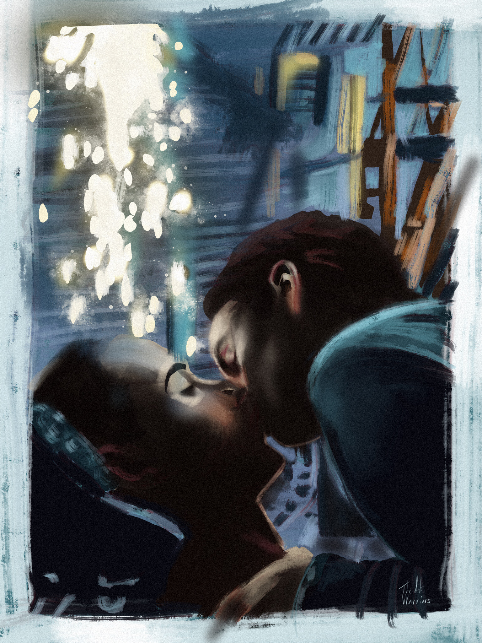 ArtStation - Trinity kissing Neo