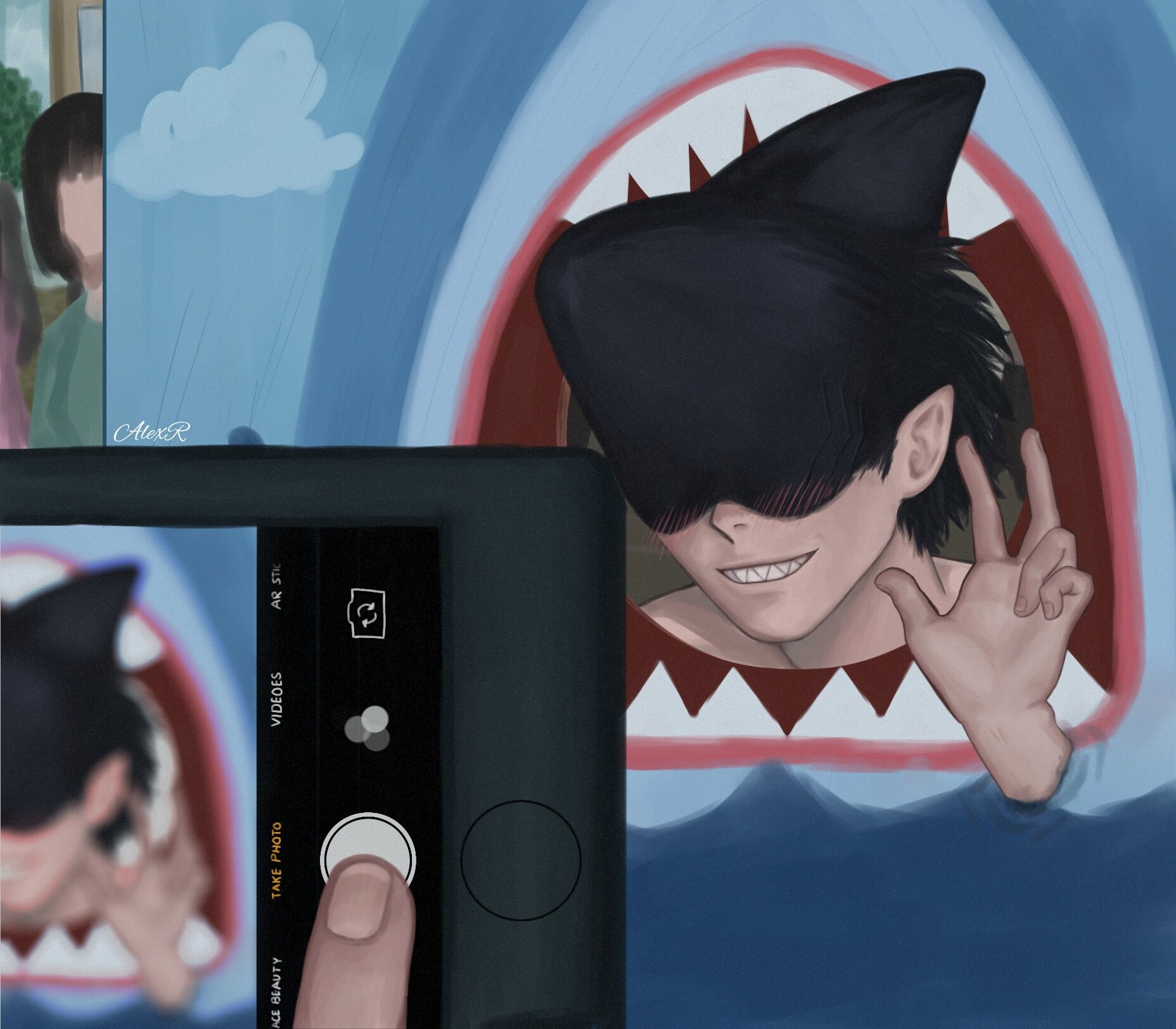 ArtStation - Beam from chainsaw man fanart