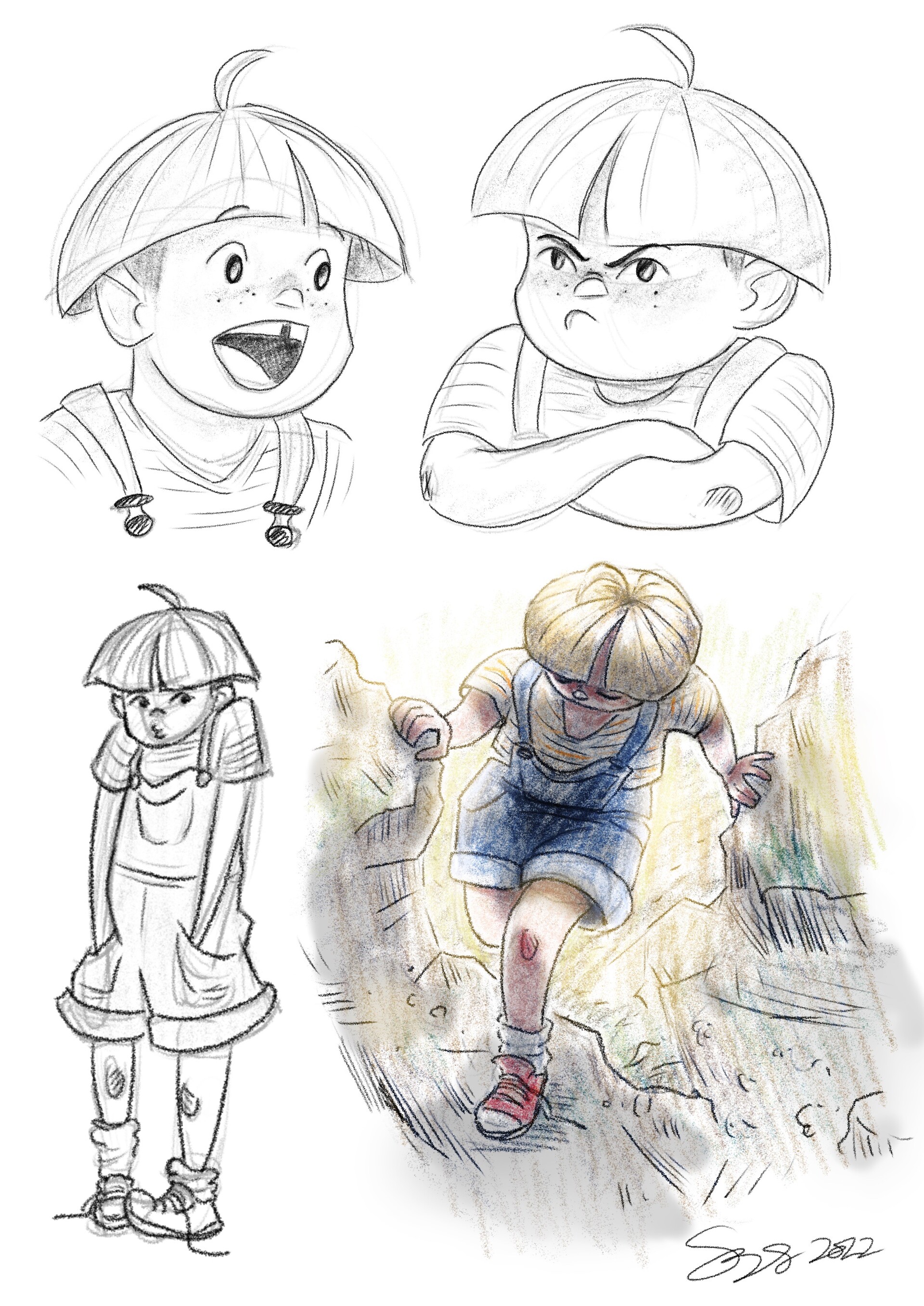 ArtStation - Character design sketches