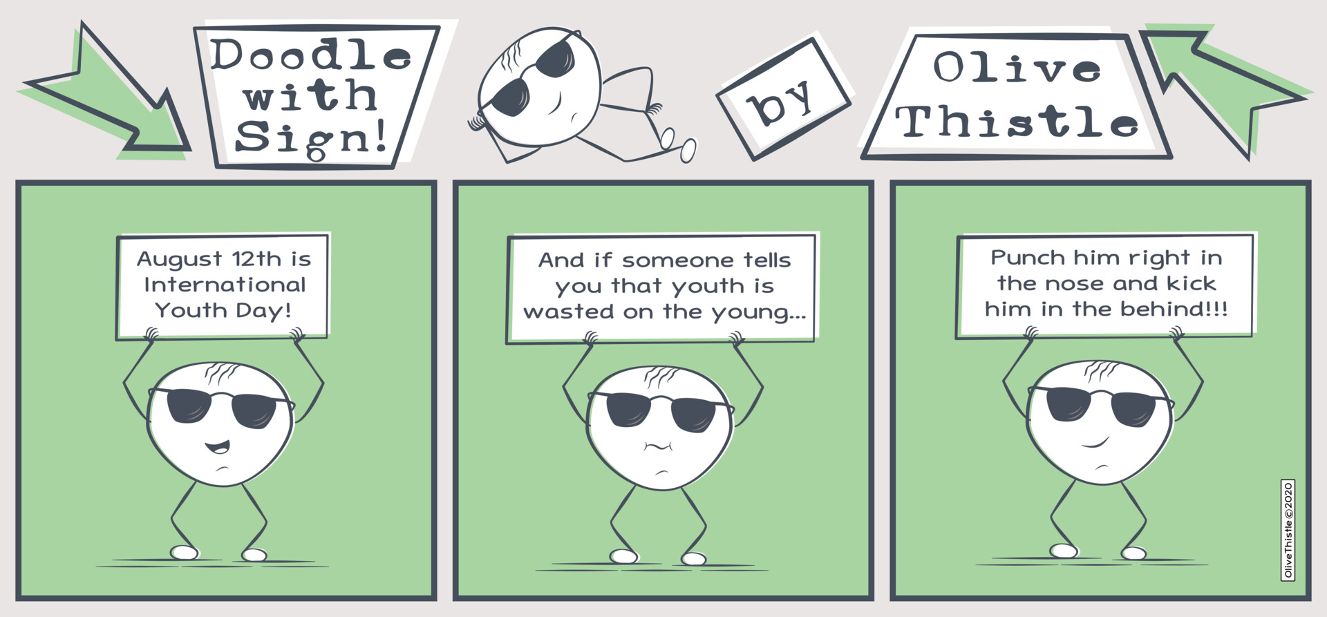 ArtStation - "Doodle with Sign! - Episode IV: Youth Day"