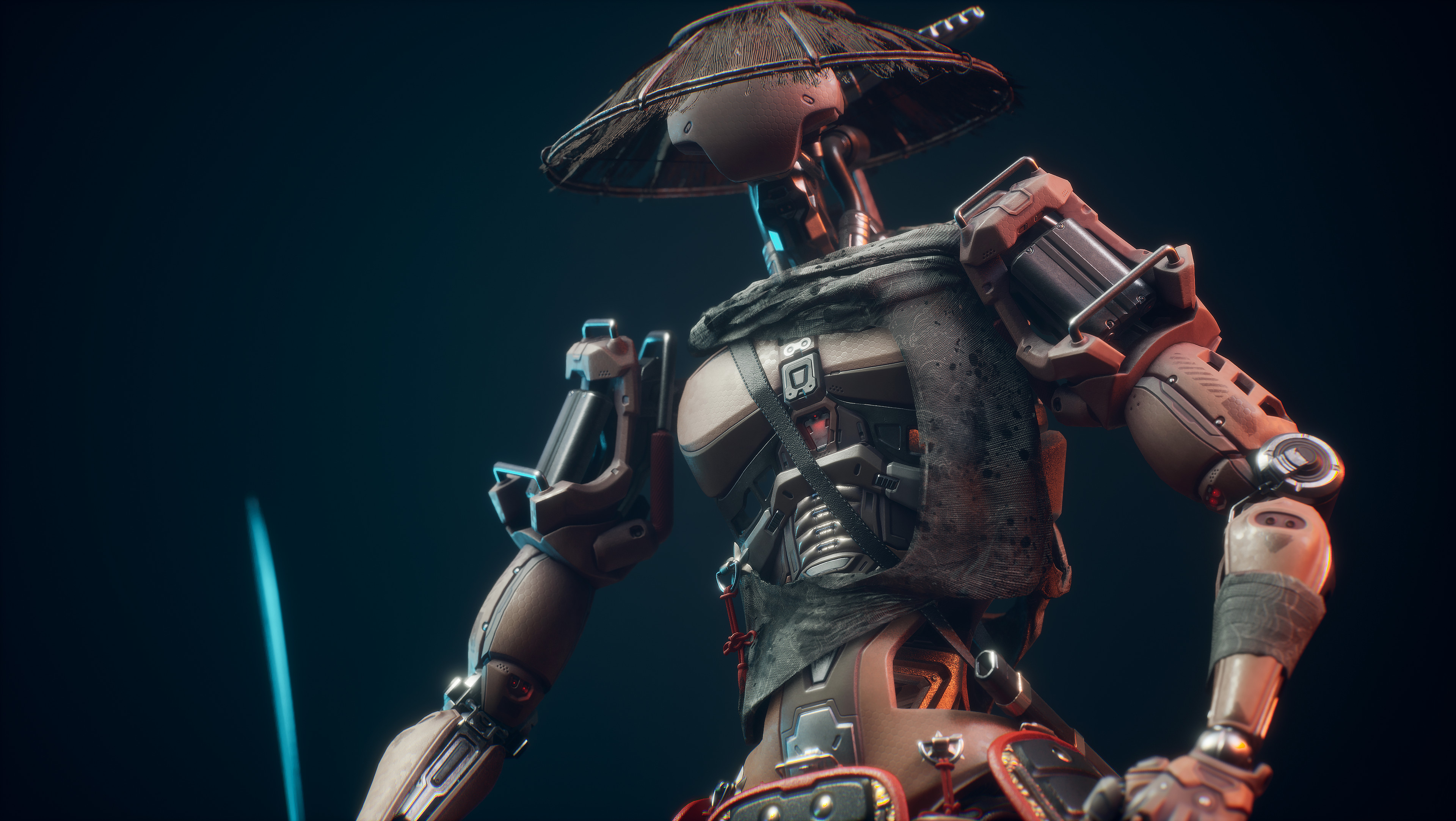 Robot Samurai Wallpaper