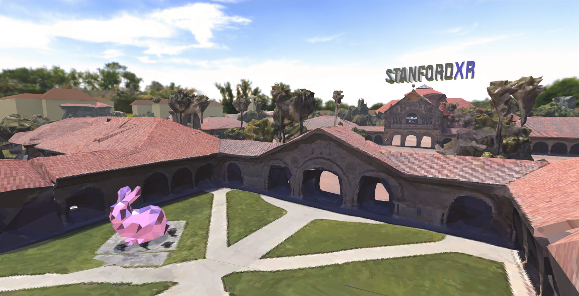 ArtStation - Stanford XR VRChat Main Quad Environment