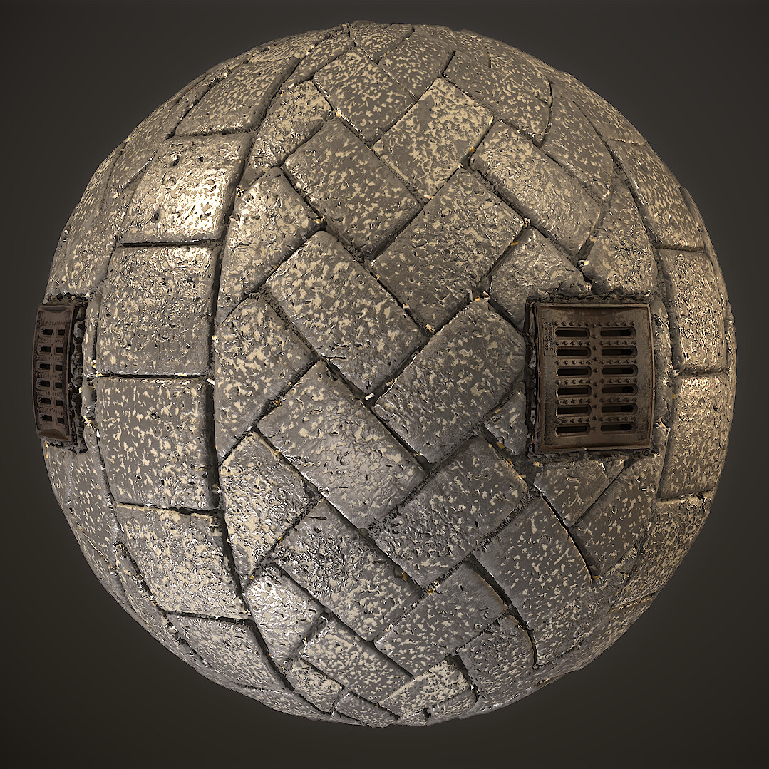 ArtStation - Naples - Volcanic Flagstones - Full Procedural