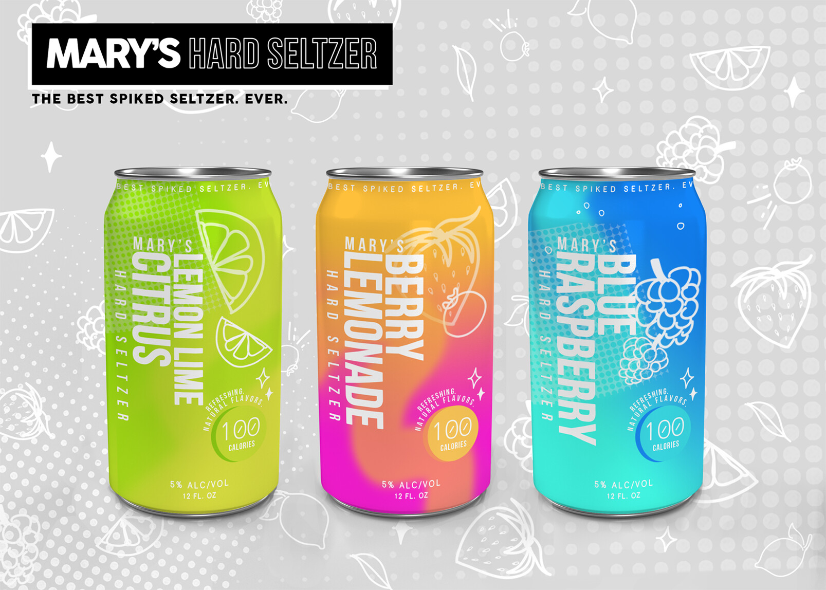 ArtStation - Mary's Hard Seltzer