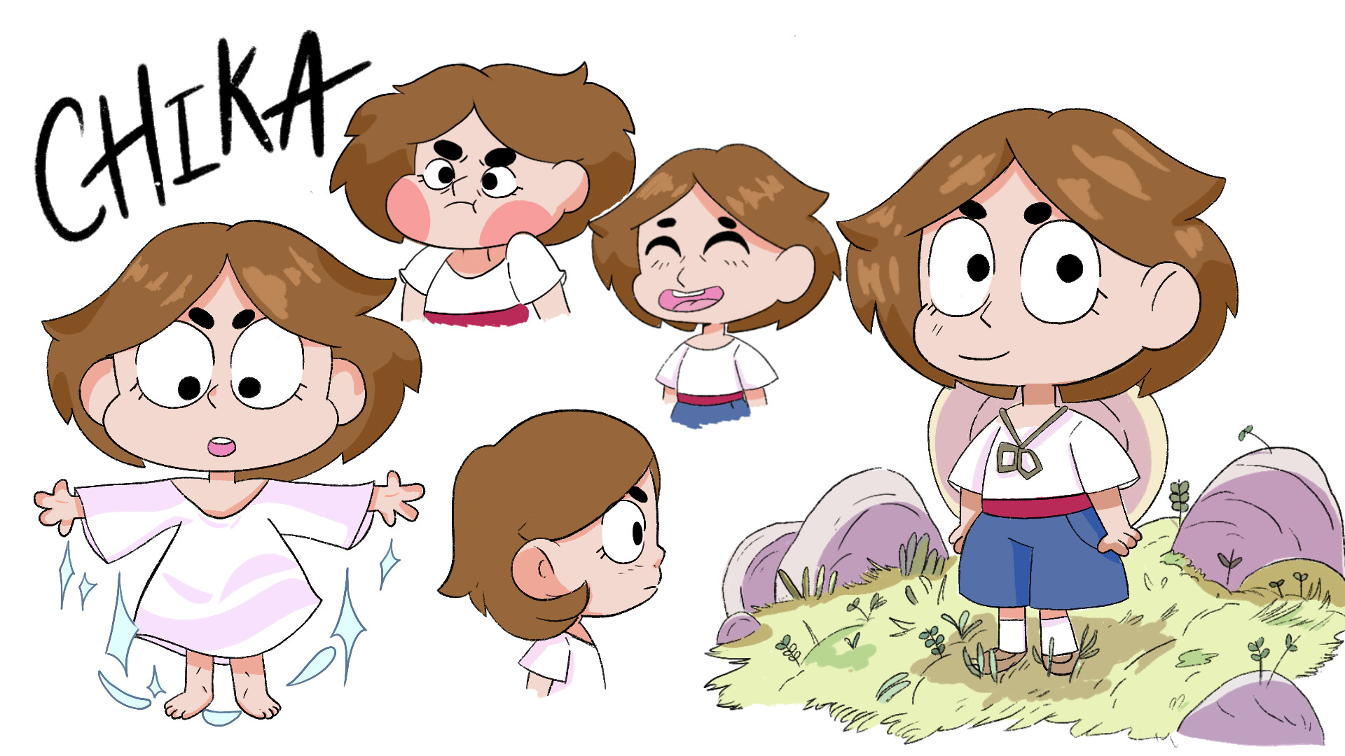 ArtStation - Chika-Character Sheet