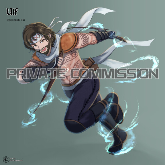 ArtStation - D&D OC Ulf - Private Commission