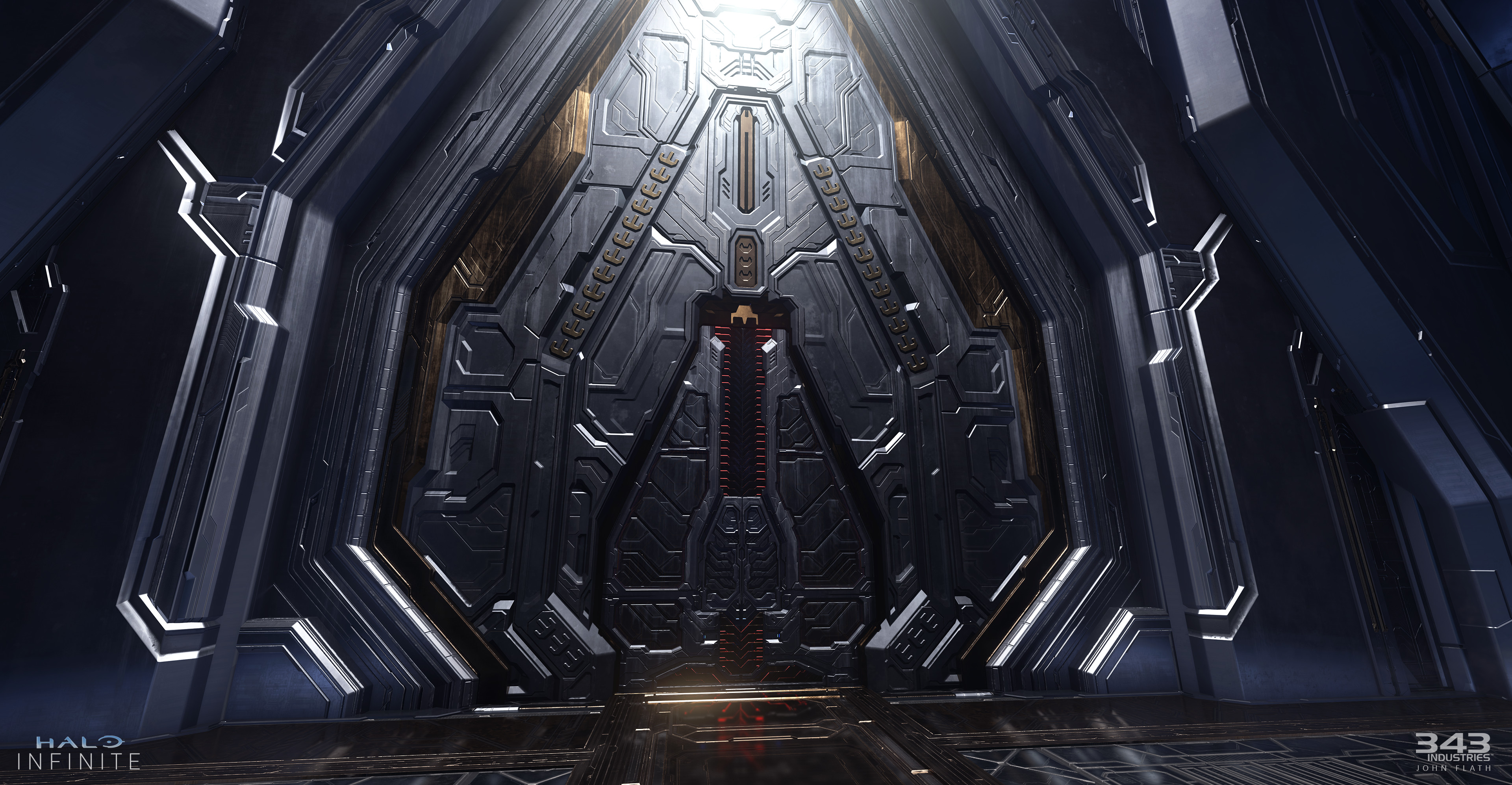 John Flath - Halo Infinite | Forerunner Classic Door & Frame