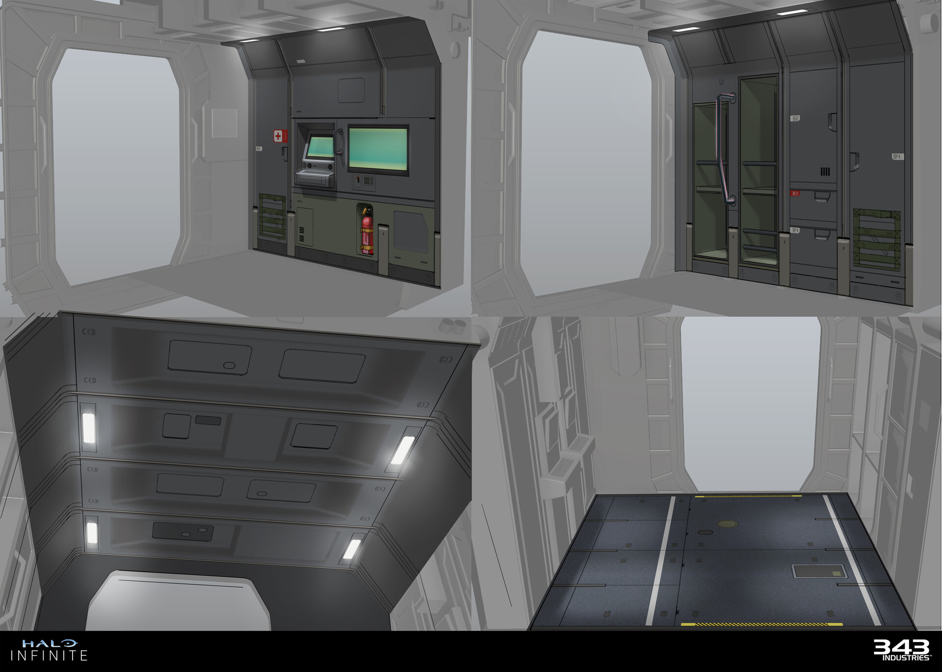 David Heidhoff - Halo Infinite Pelican Interior Concepts