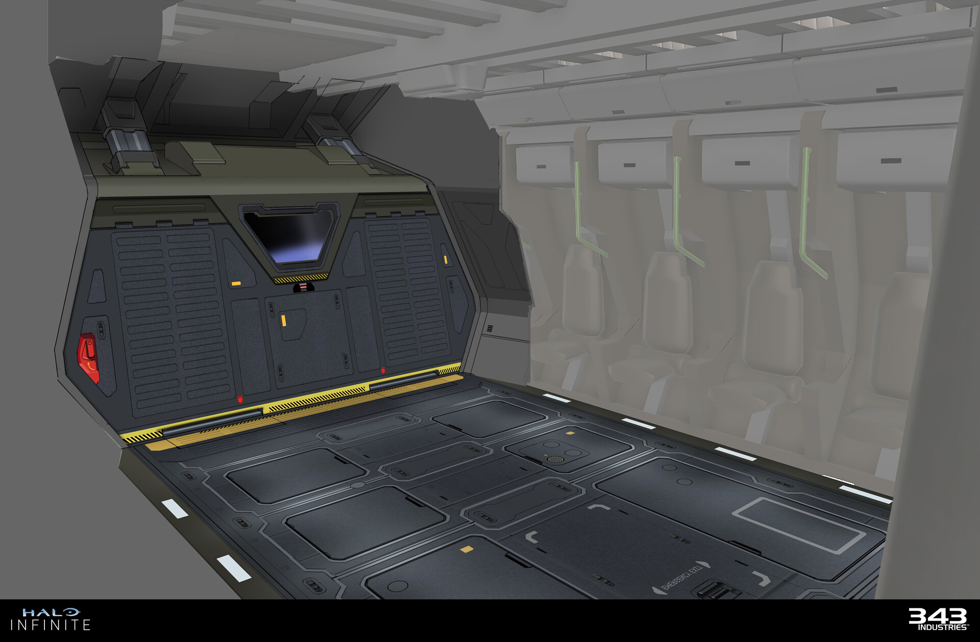 David Heidhoff - Halo Infinite Pelican Interior Concepts