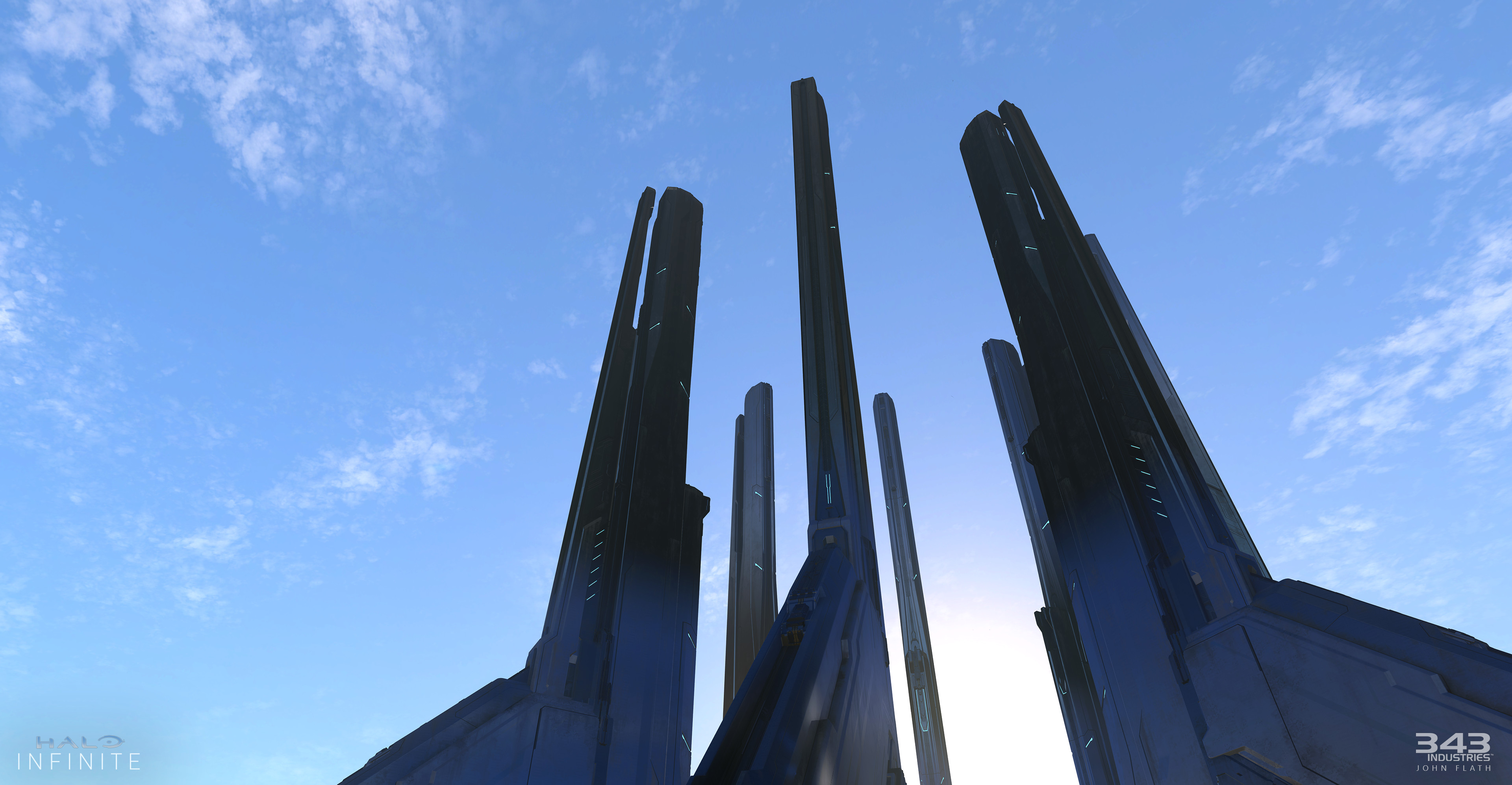 John Flath - Halo Infinite | Forerunner Architecture Landmarks