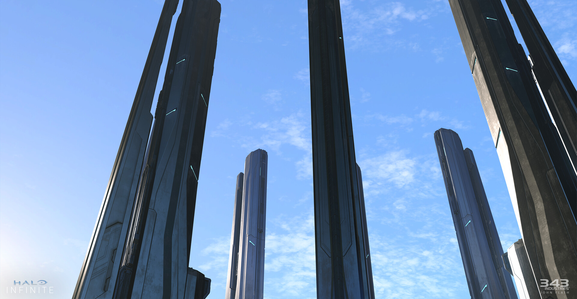 John Flath - Halo Infinite | Forerunner Architecture Landmarks