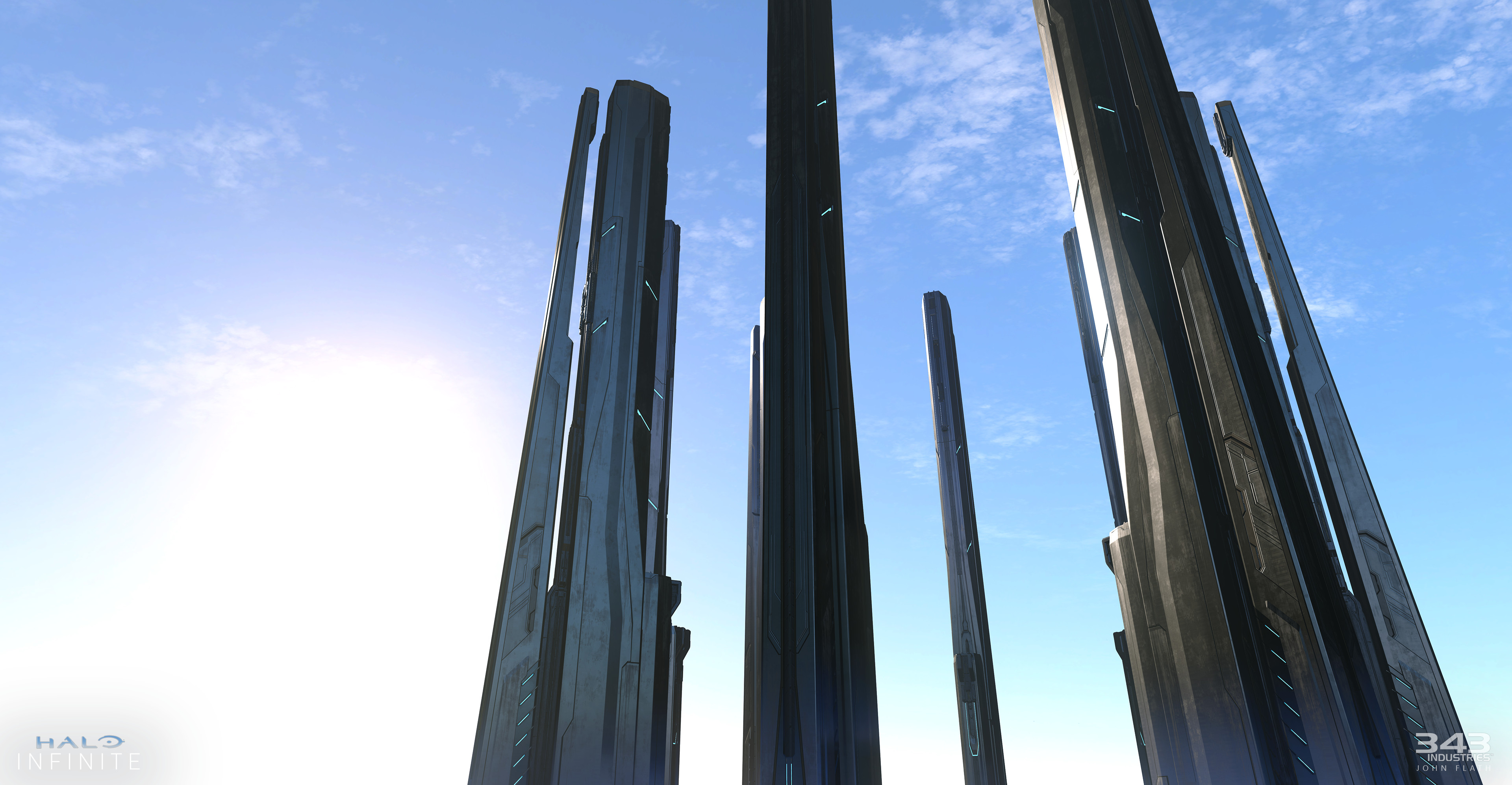 John Flath - Halo Infinite | Forerunner Architecture Landmarks