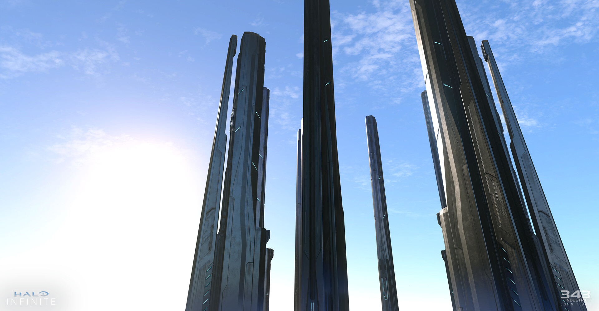 John Flath - Halo Infinite | Forerunner Architecture Landmarks