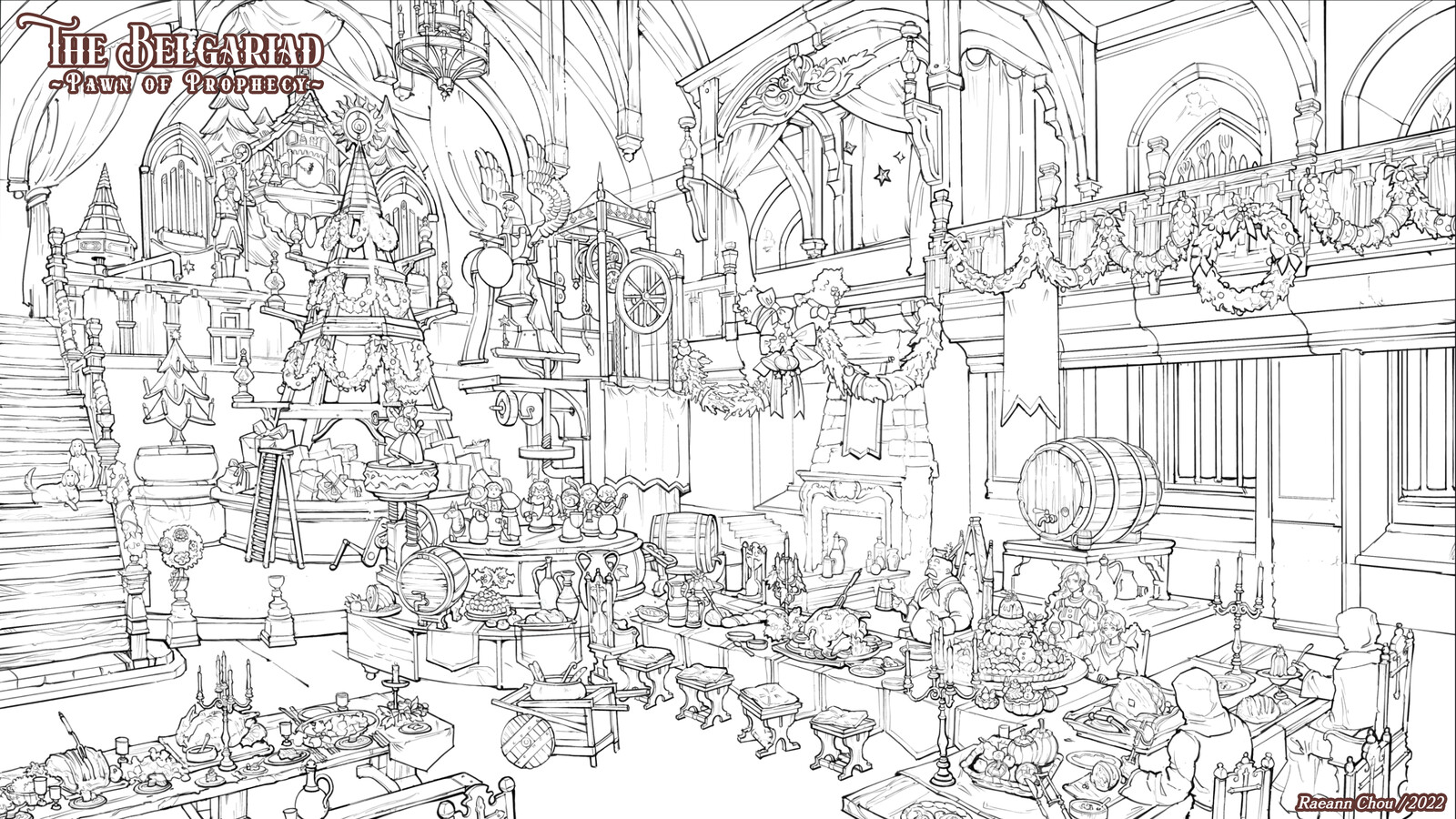 Raeann Chou - JRPG Fantasy - Faldor's Erastide Feast