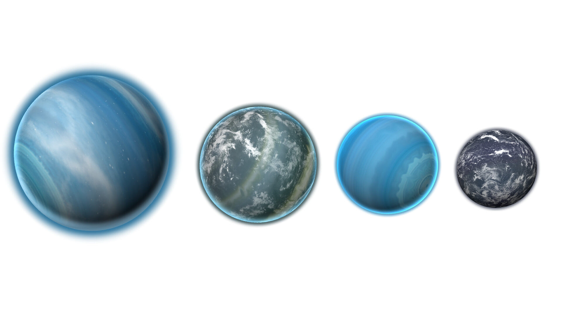 ArtStation - planets-transparent-background