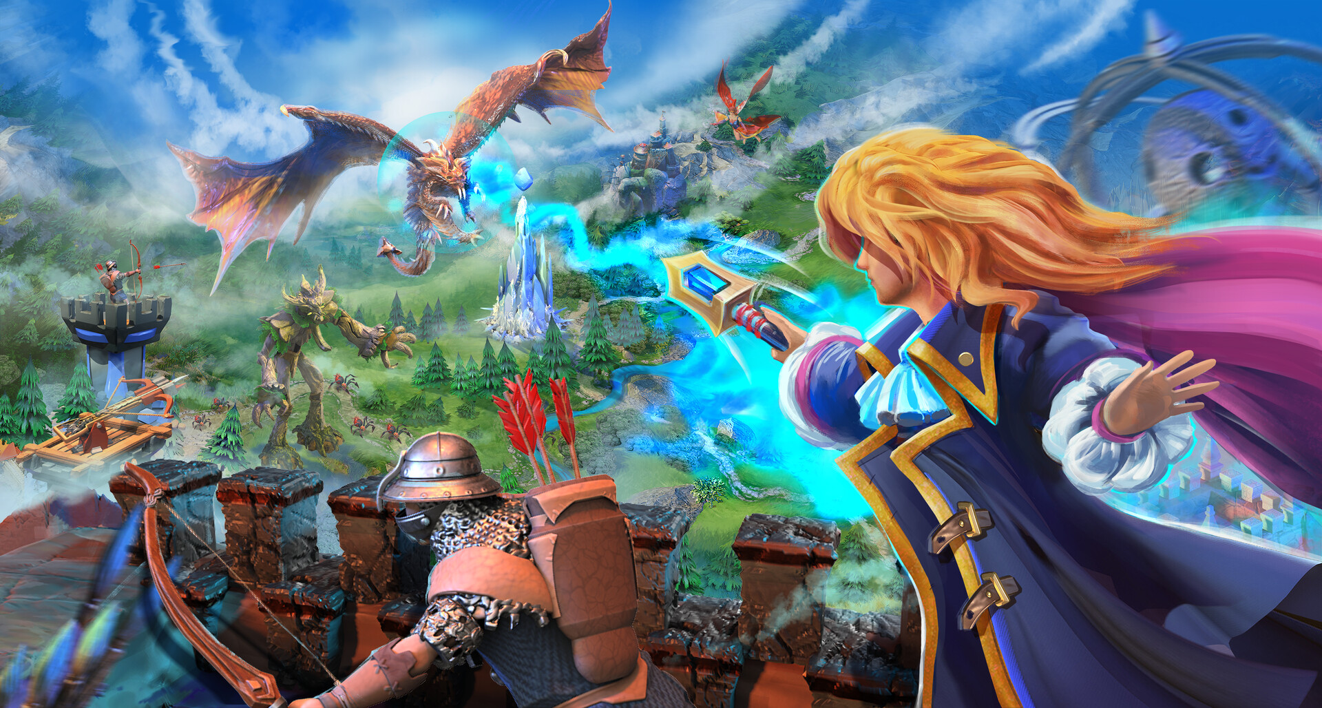 ArtStation - A promo illustration for mobile game.