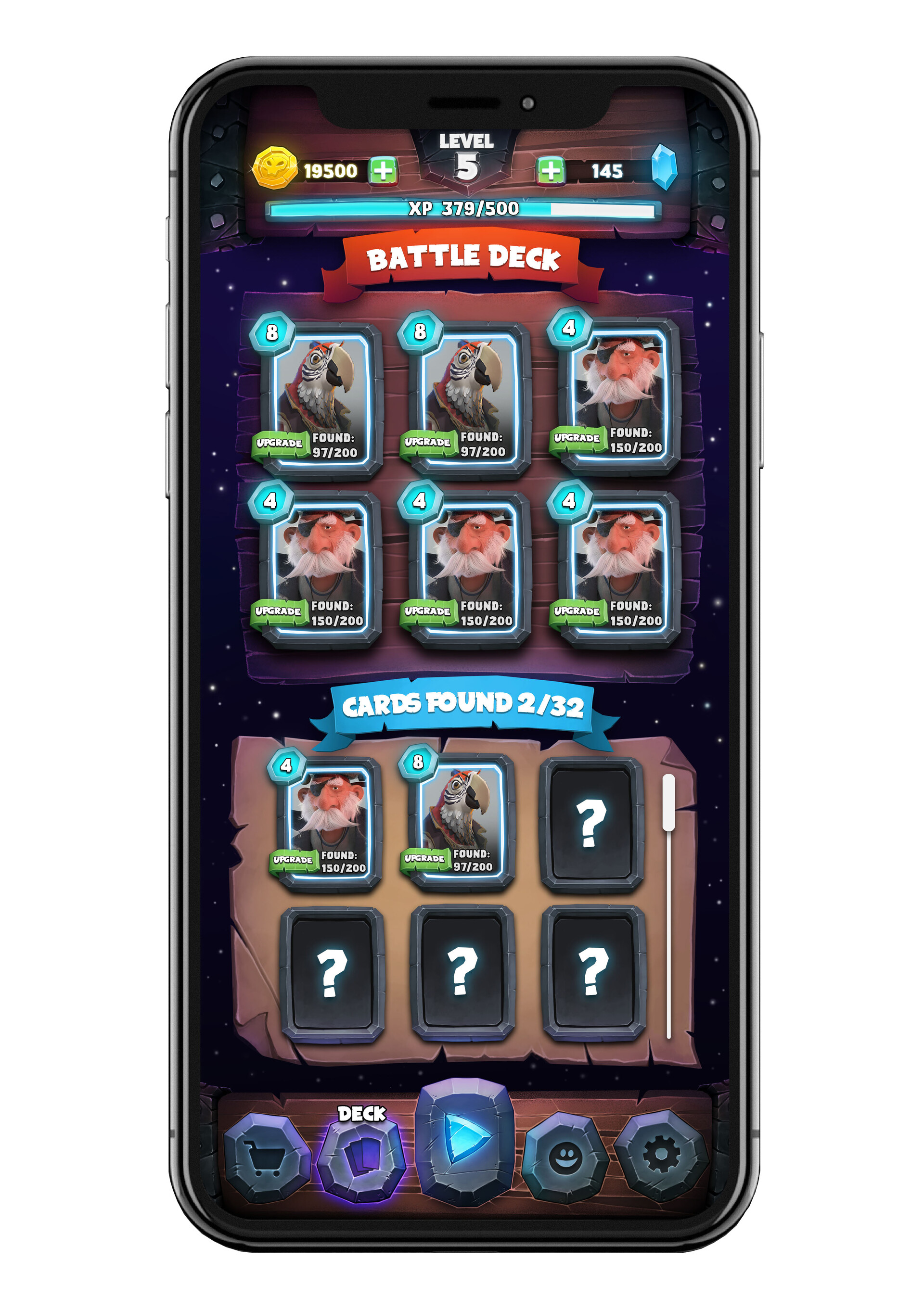 ArtStation - Concept Mobile Game UI Mockup