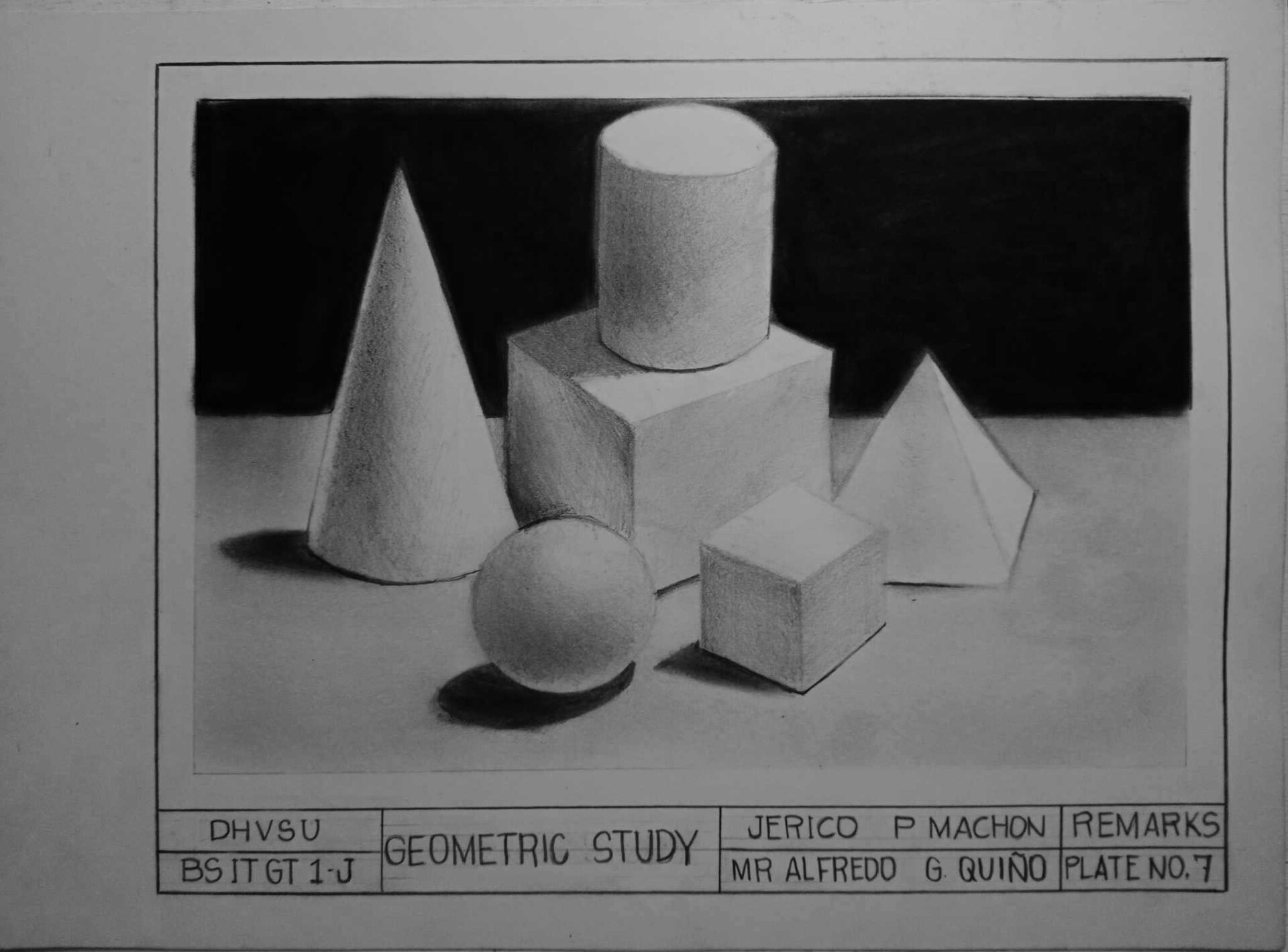 ArtStation - PLATE NO.7 Entitled Geometric Study