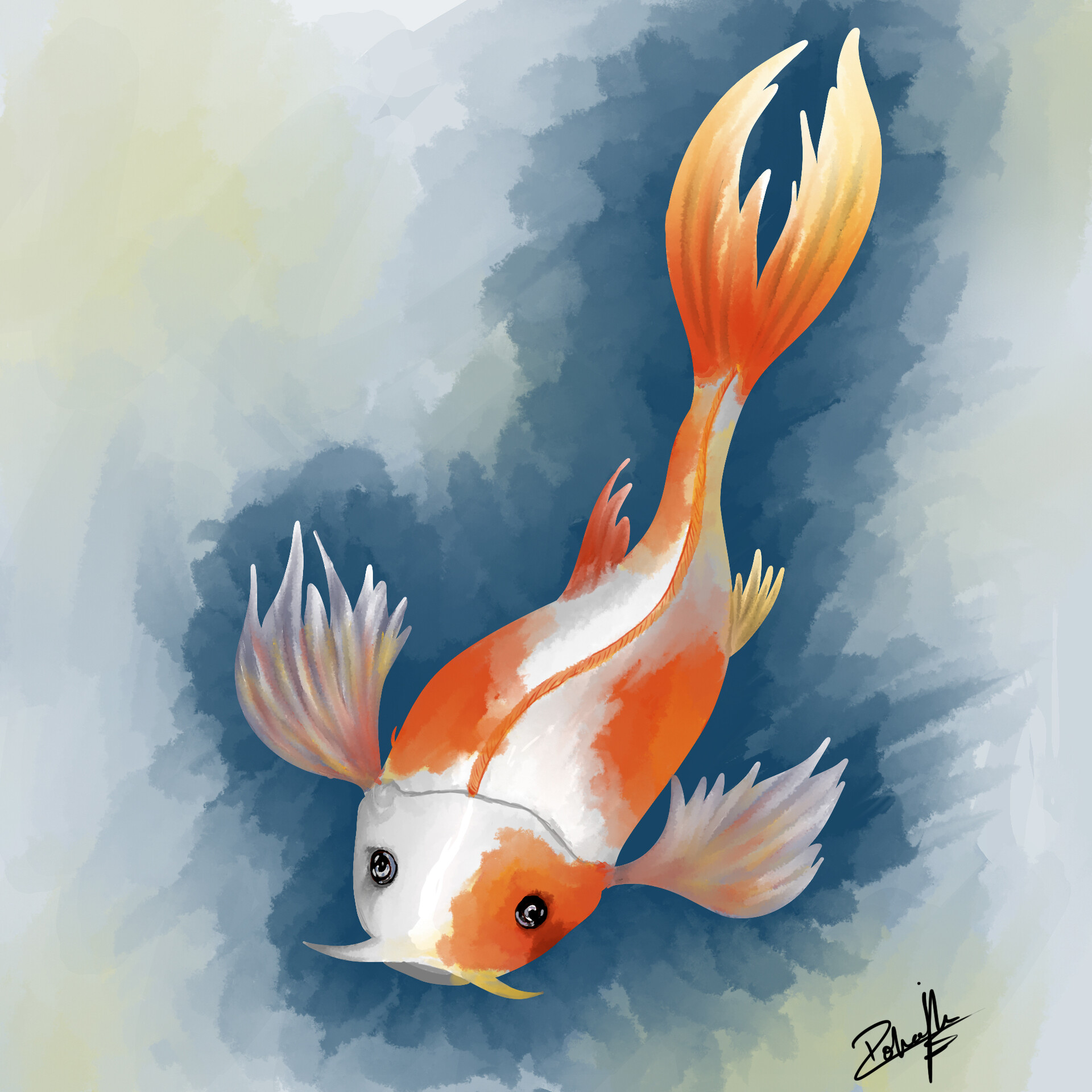 ArtStation - Koi Fish
