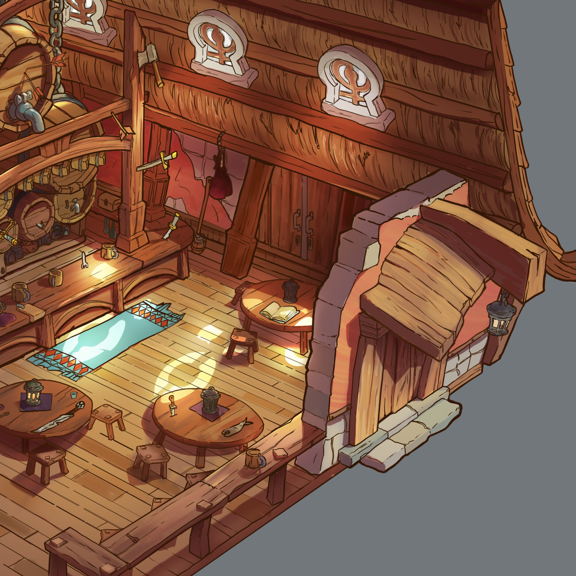 Benjamin Mathieu - Inside - Snowy Tavern