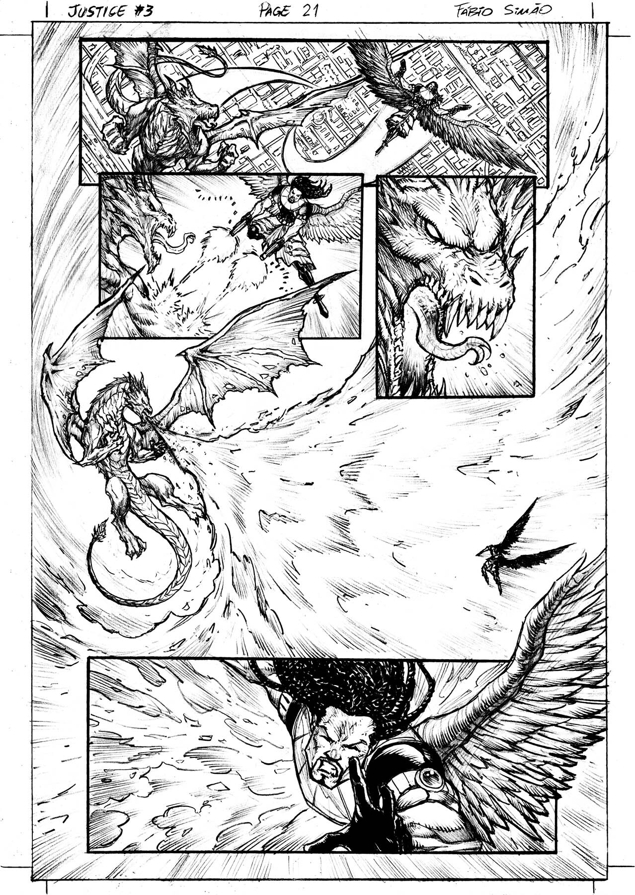 Fábio Simão - Justice #3 (Wingless Comics)