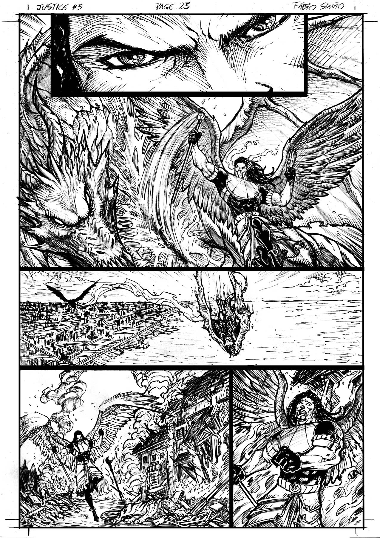 Fábio Simão - Justice #3 (Wingless Comics)