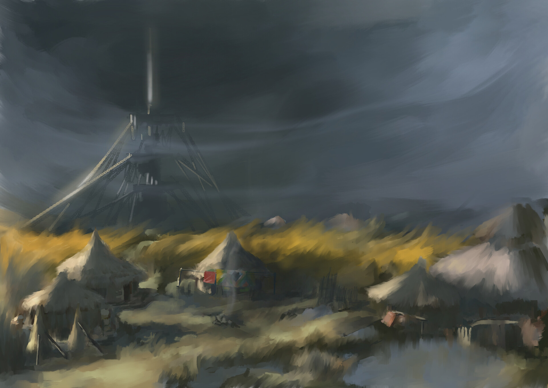 ArtStation - Strange village