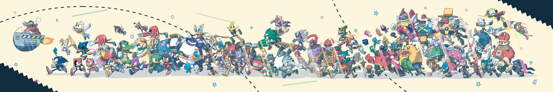 ArtStation - Sonic 30th Anniversary illustration