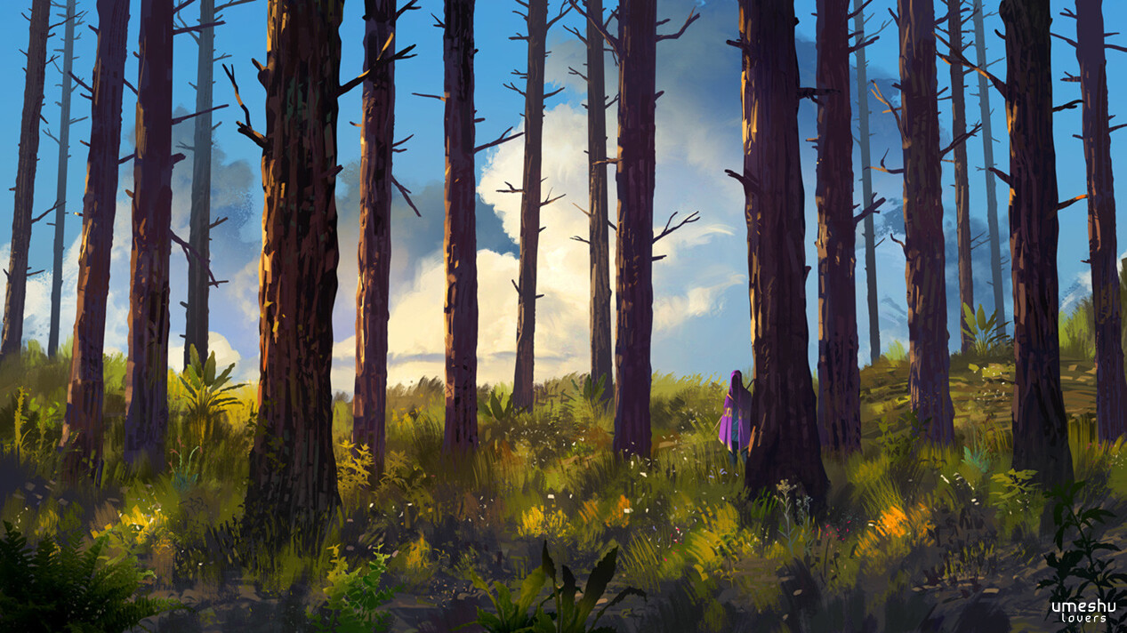 ArtStation - Forest of Liars : The smell of bark