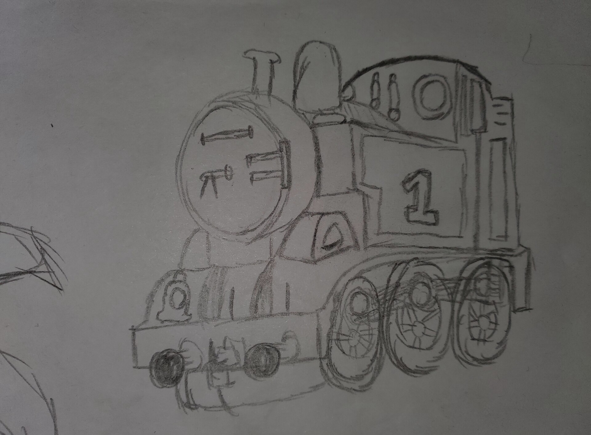 ArtStation - Thomas the Tank Engine Sketch