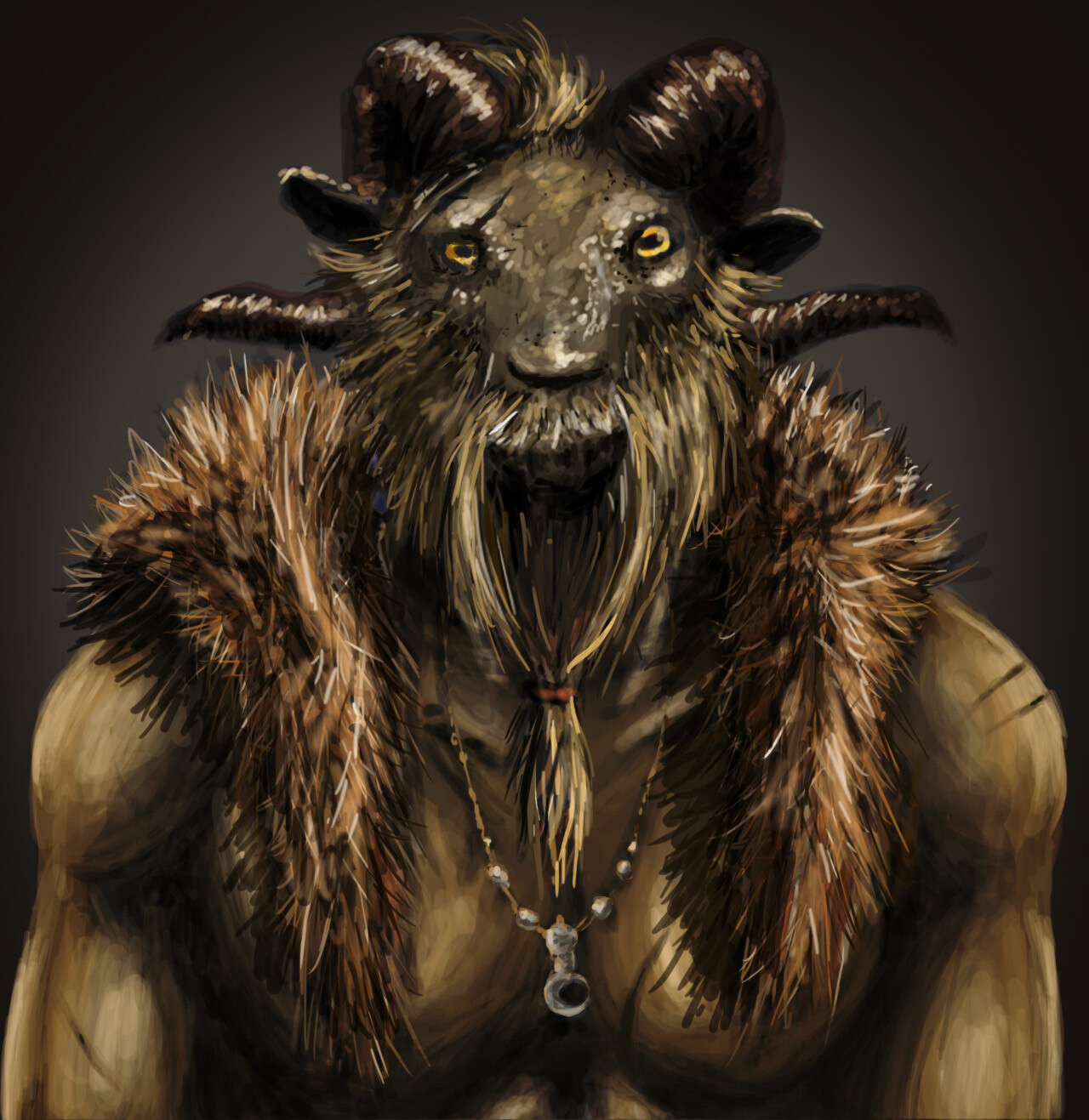 ArtStation - Bouc anthropomorphe