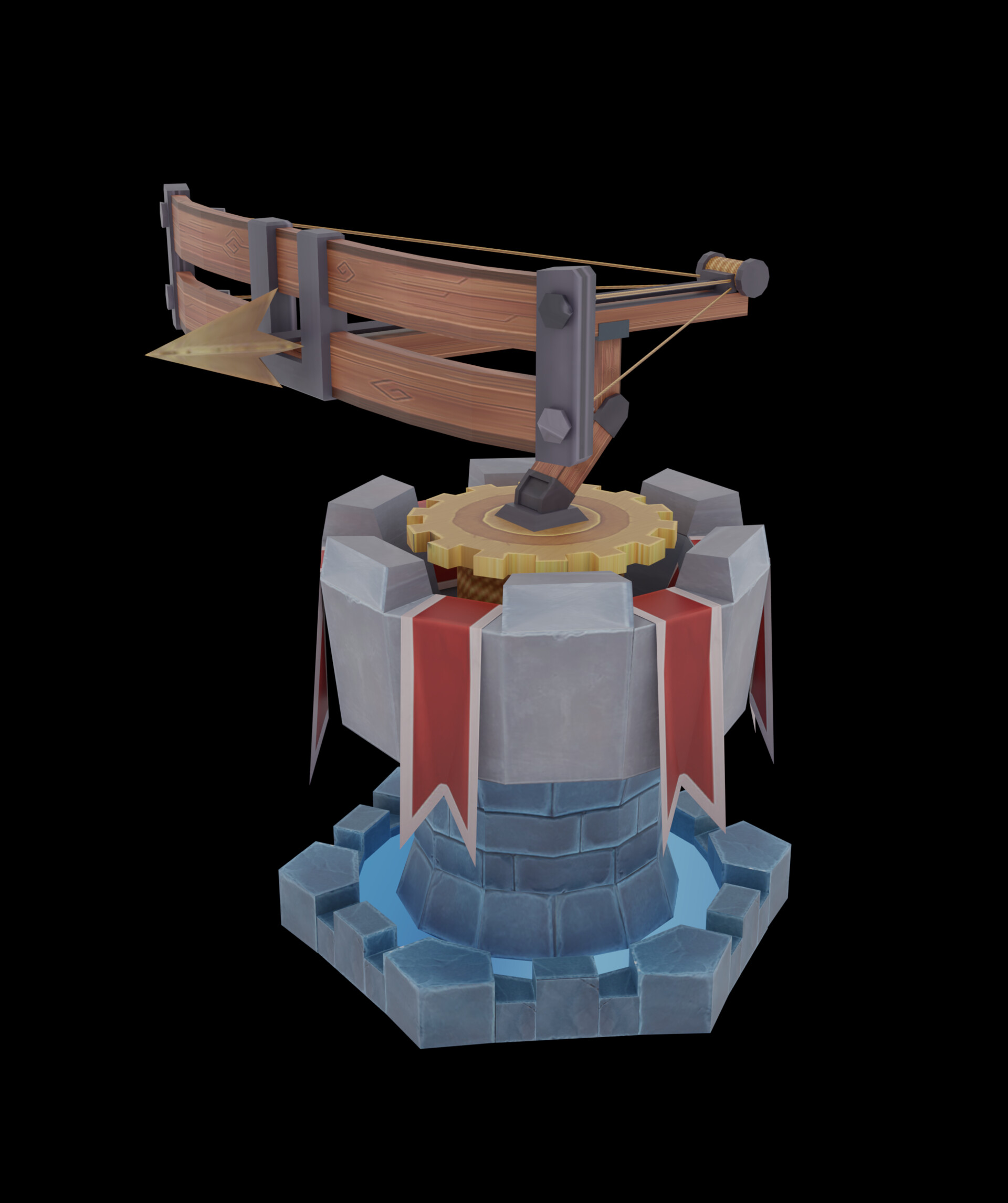 ArtStation - An Old Tower Crossbow