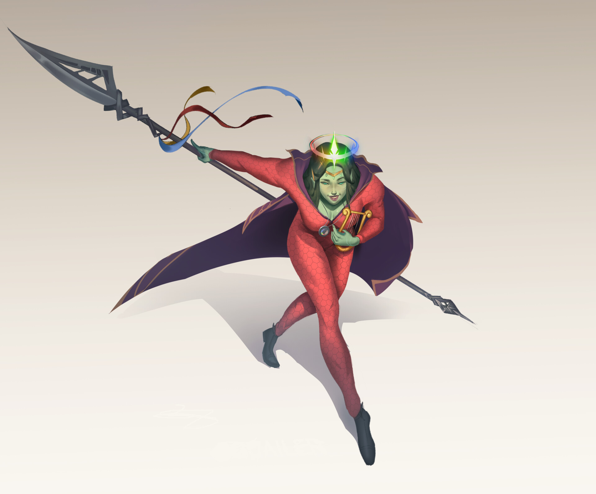 ArtStation - Warpriest of Torch, Semi-Realistic piece