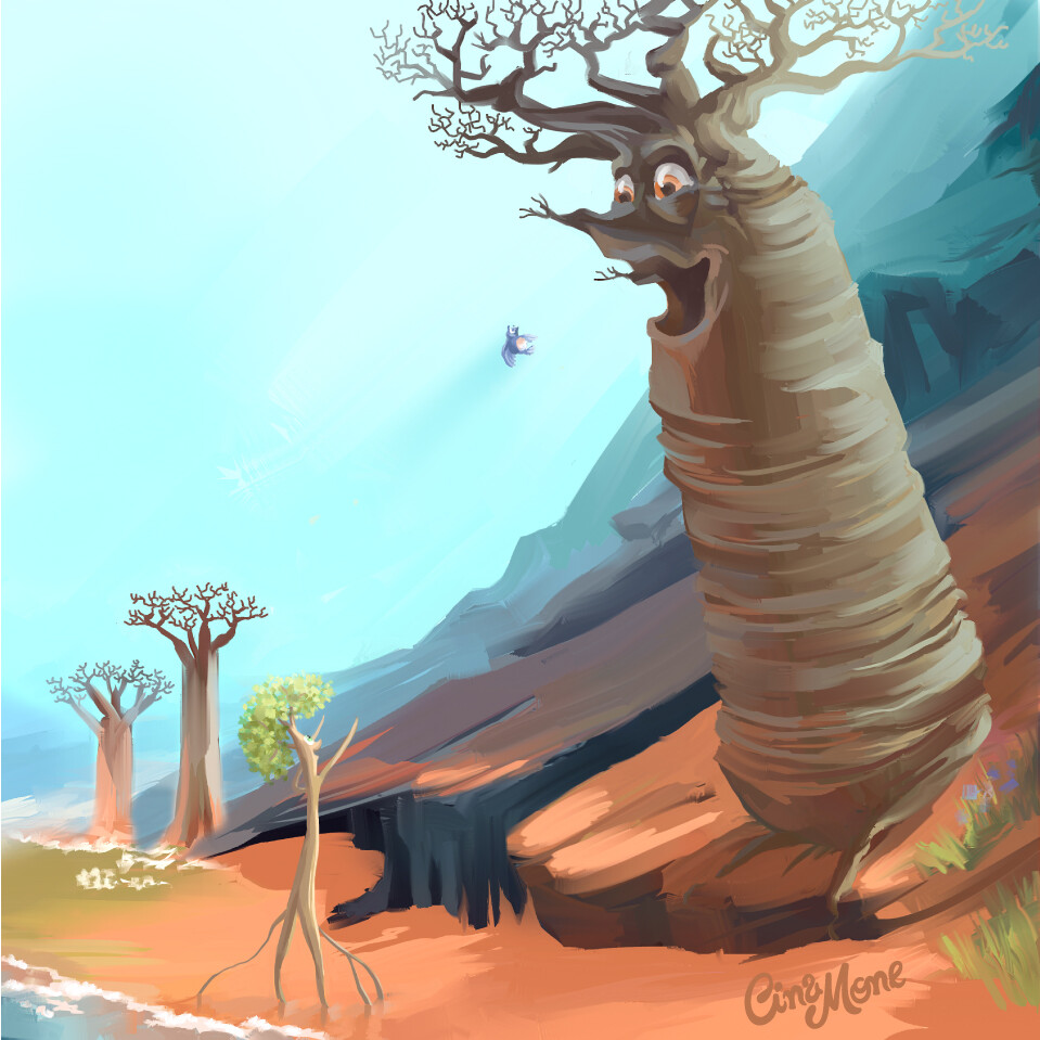 ArtStation - If trees were alive