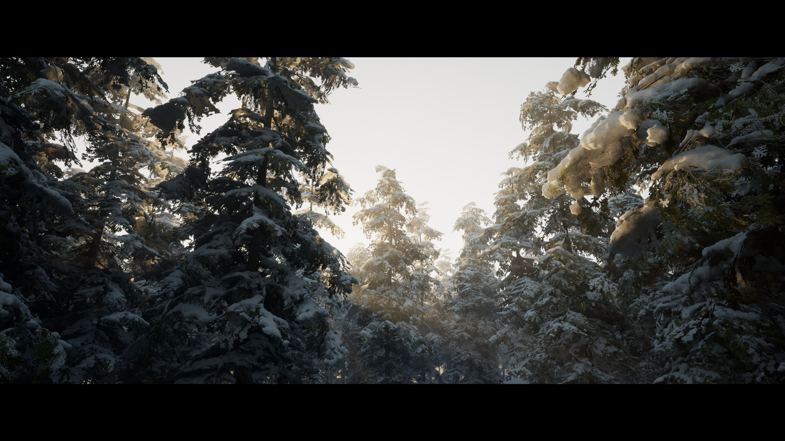 B.O.W.👁‍🗨 - 【UE5】Snow on tree in winter