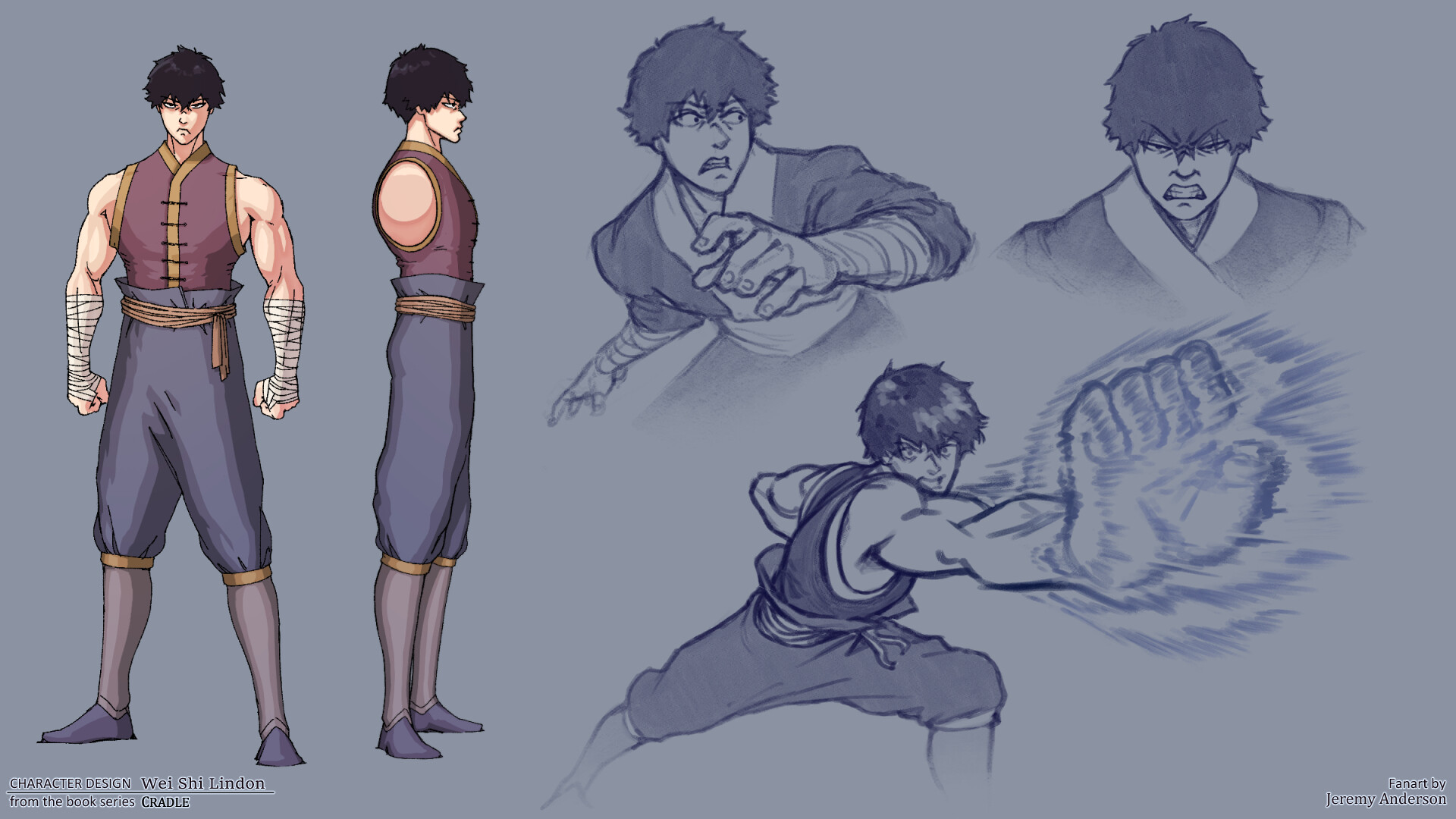 Jeremy Anderson - Fan Art Character Design - Wei Shi Lindon